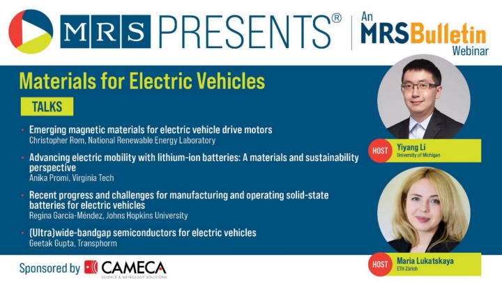 Materials for Electric Vehicles - Materials Research Society