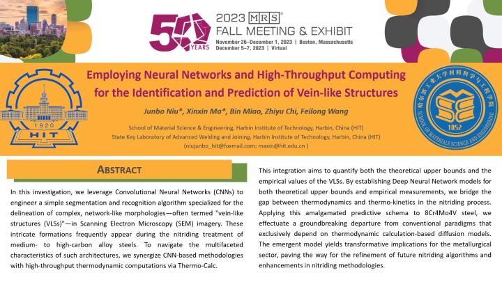 DS06.13.05: Employing Deep Neural Networks and High-Throughput ...