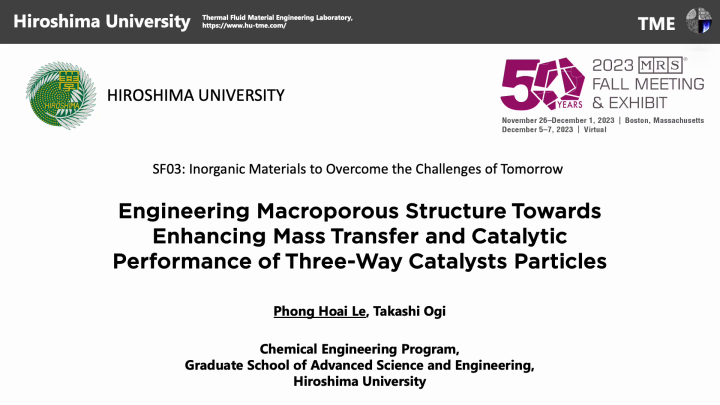 SF03.13.08: Engineering Macroporous Structure Towards Enhancing Mass ...