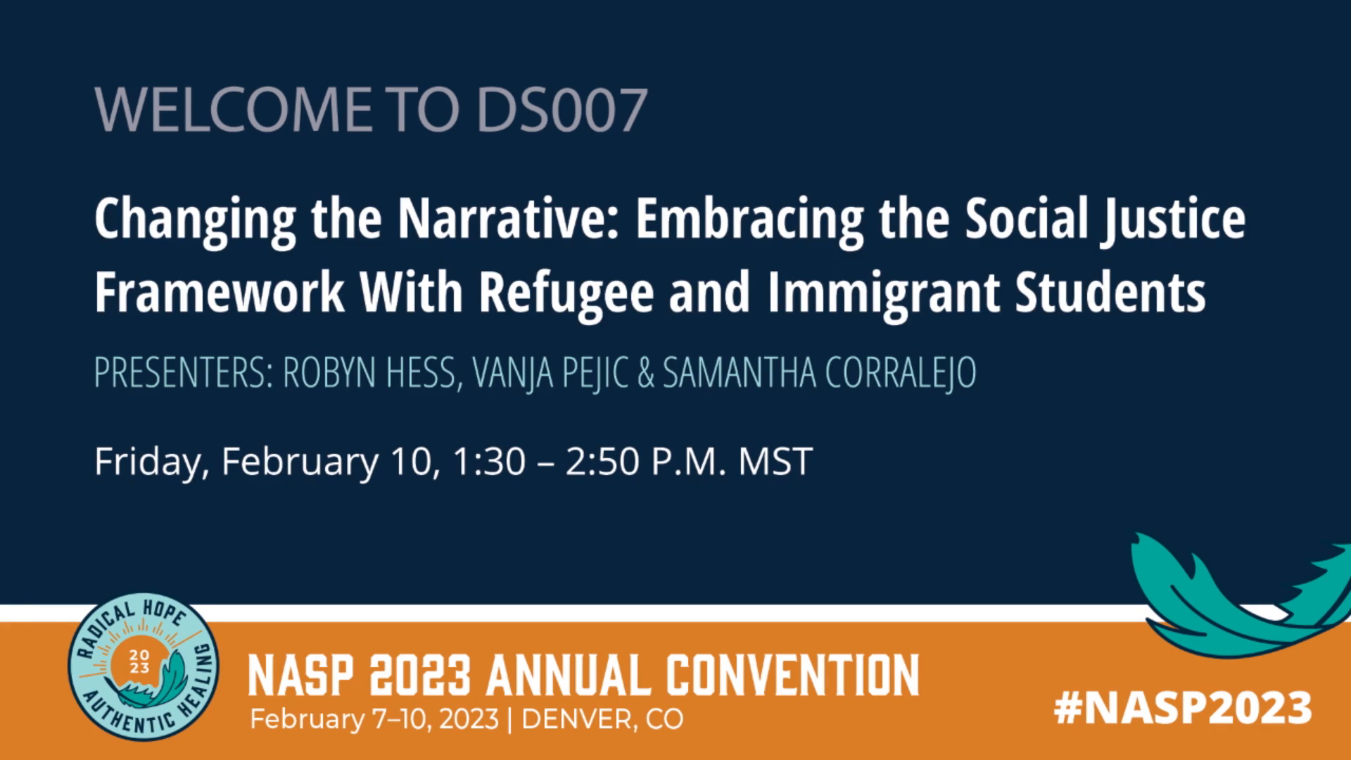 Changing the Narrative: Embracing the Social Justice Framework With ...