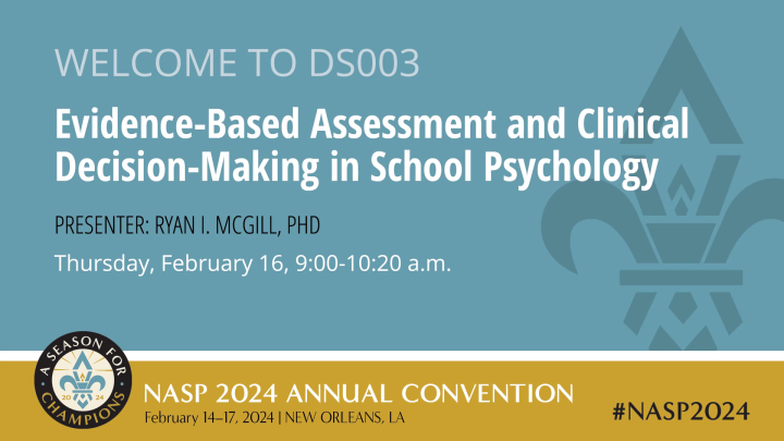 Evidence-Based Assessment and Clinical Decision-Making in School ...