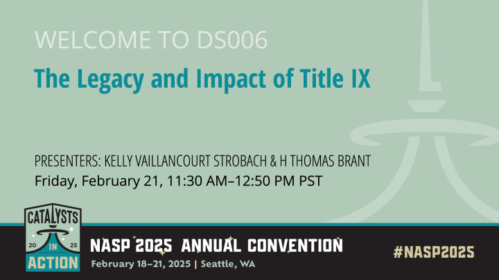 The Legacy and Impact of Title IX - National Association of School ...
