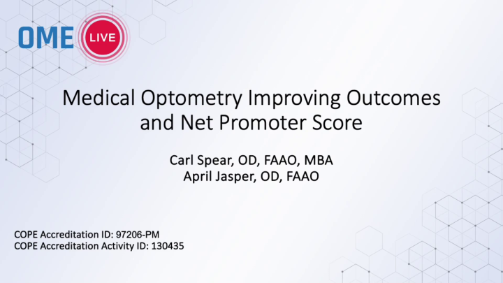 Medical Optometry Improving Outcomes and Net Promoter Score ...