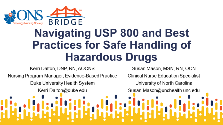 Navigating USP 800 and Best Practices for Safe Handling of Hazardous ...