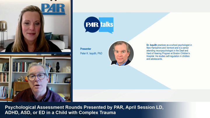Psychological Assessment Rounds Presented by PAR, April Session LD ...