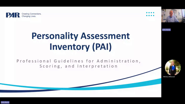 Personality Assessment Inventory (PAI): Professional Guidelines for ...