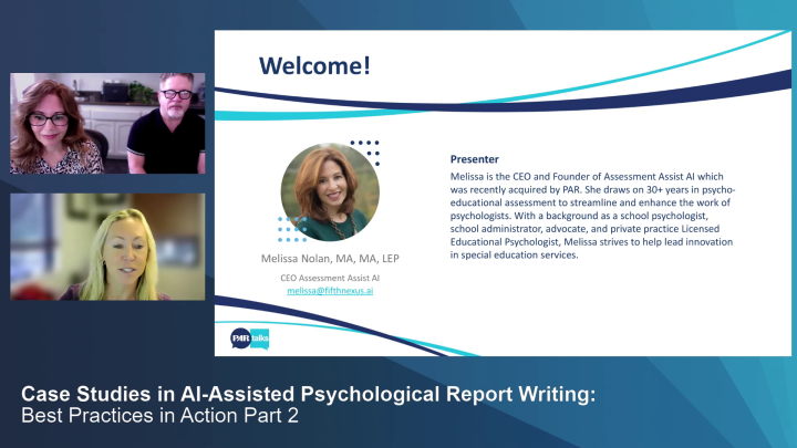 Case Studies in AI-Assisted Psychological Report Writing: Best ...