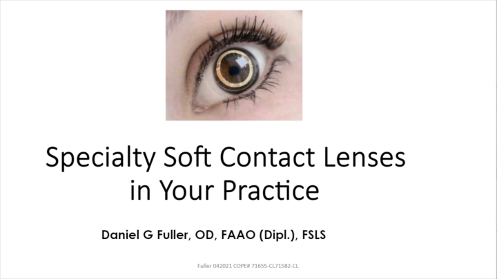 Specialty Soft Contact Lenses in Your Practice - PentaVision Powered by ...