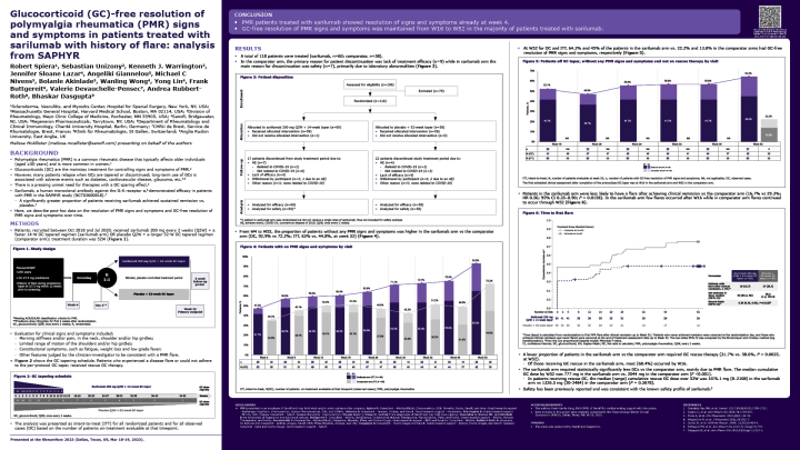 Glucocorticoid (GC)-free resolution of polymyalgia rheumatica (PMR ...