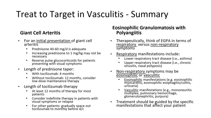 Vasculitis Faculty Panel Q&A - RheumNow