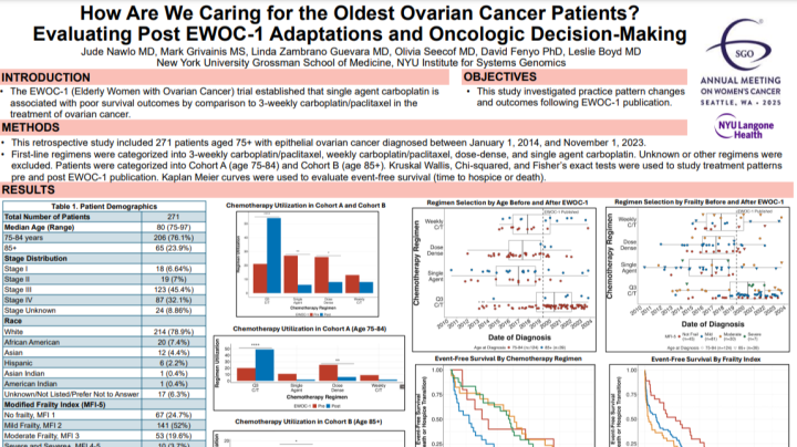 How Are We Caring for the Oldest Ovarian Cancer Patients? Evaluating ...