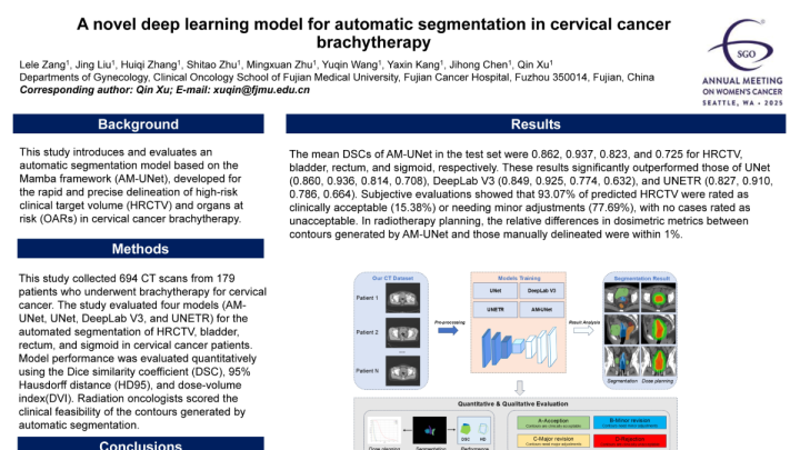 A novel deep learning model for automatic segmentation in cervical ...
