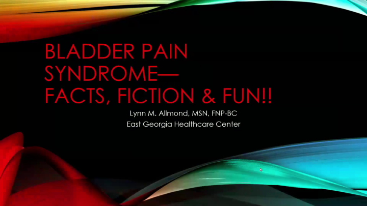 Painful Bladder Syndrome — Facts, Fiction and Fun - Society of Urologic ...