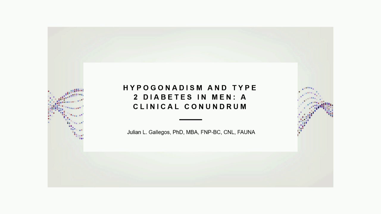 Hypogonadism and Type 2 Diabetes in Men: A Clinical Conundrum - Society ...
