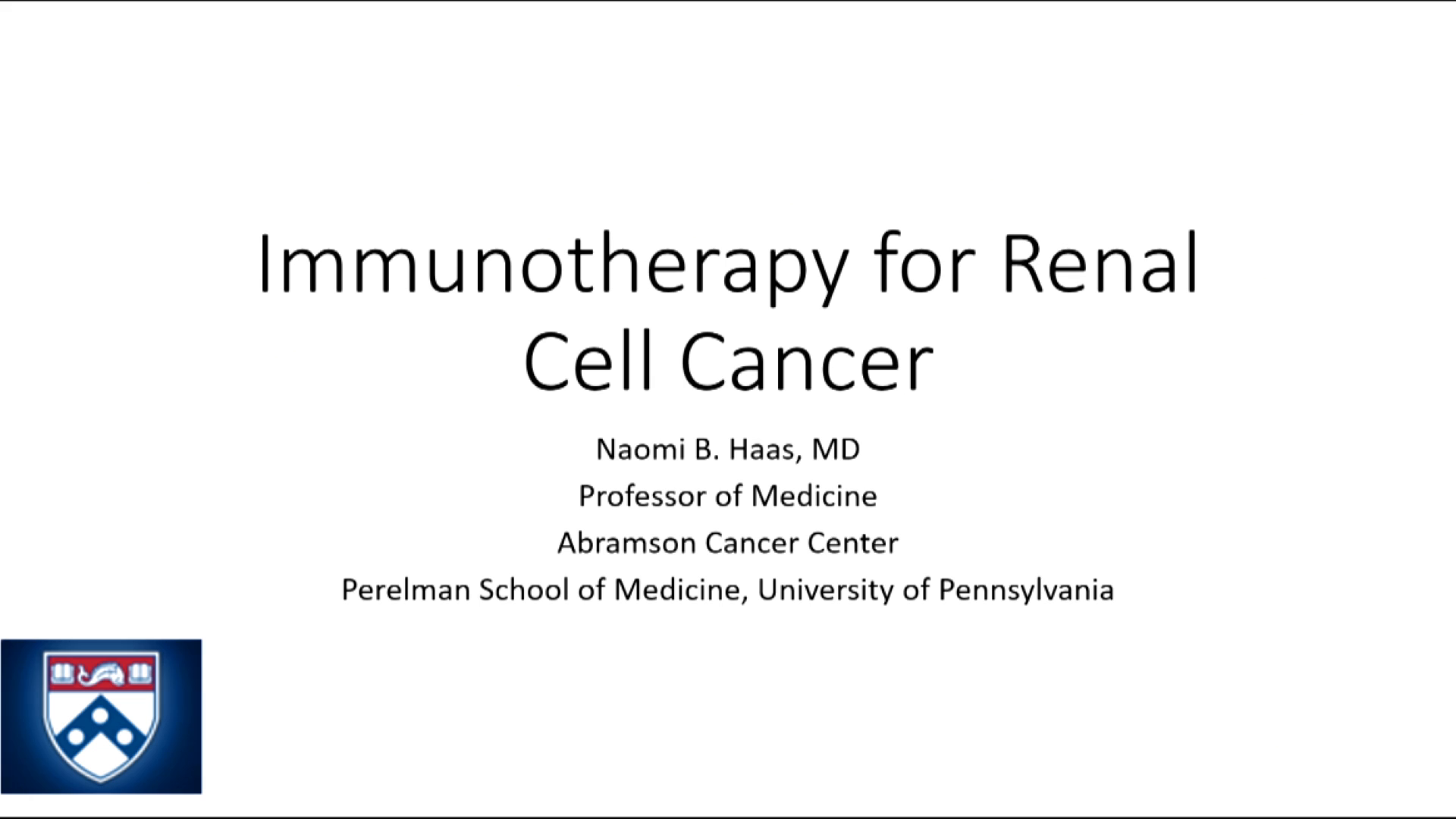 Update on Immunotherapy for Renal Cell Carcinoma - Society of Urologic ...