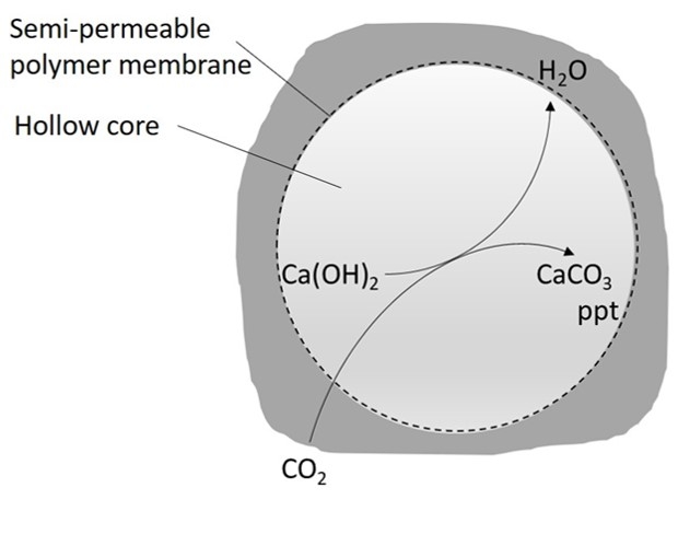 Carbon dioxide sequestering ability of polyaramid capsules in cementing ...