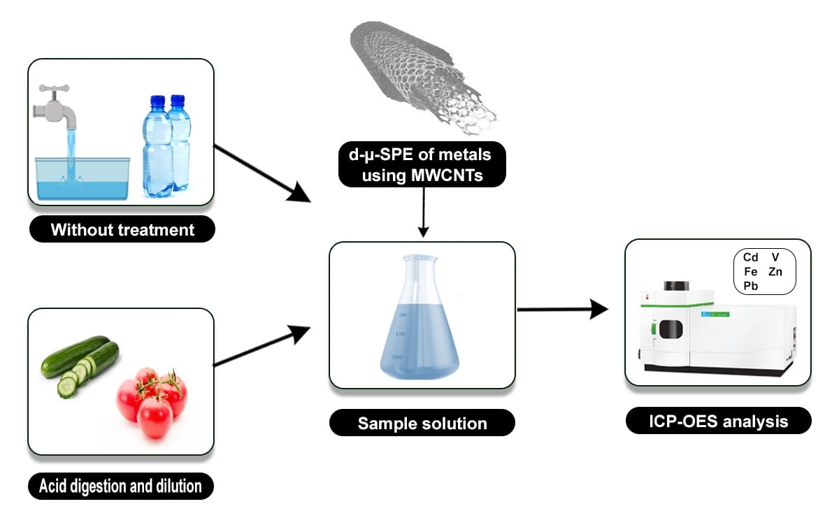 Simultaneous extraction and determination of metals in aqueous and food ...