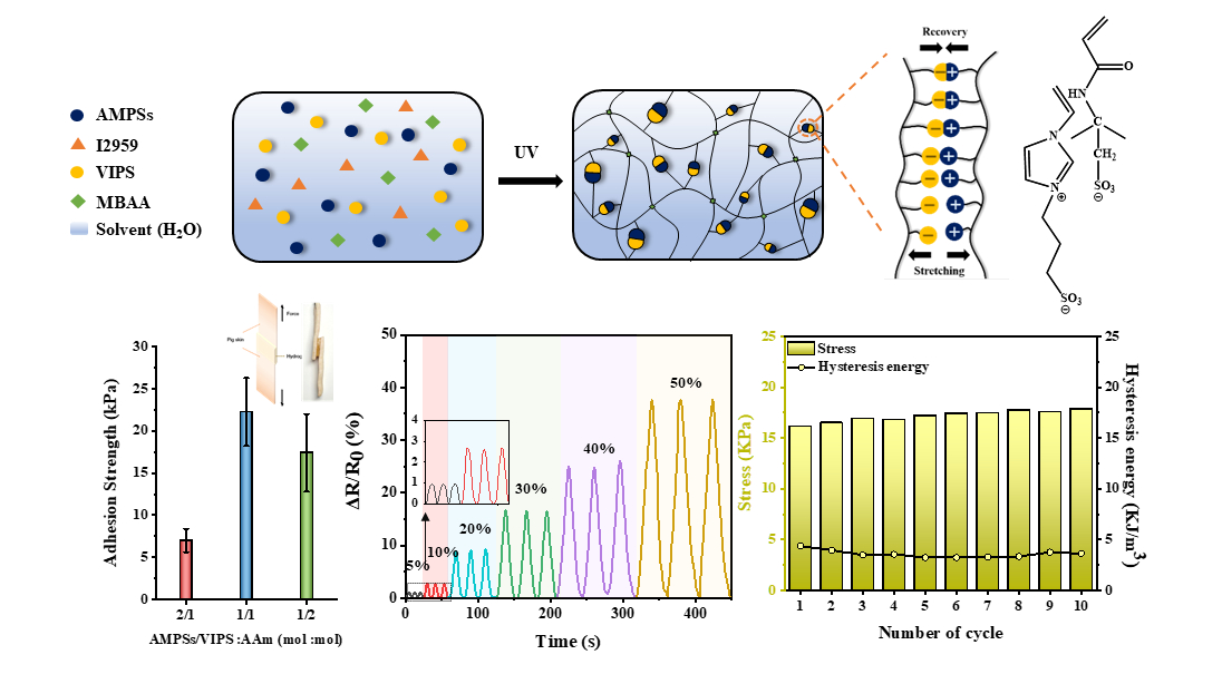 Whole polymeric conductive wearable strain sensor with excellent skin ...