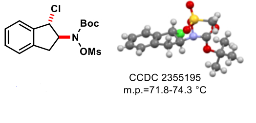 Catalyst-free direct Olefin Halo-Hydroxylamination: Crystal structures ...