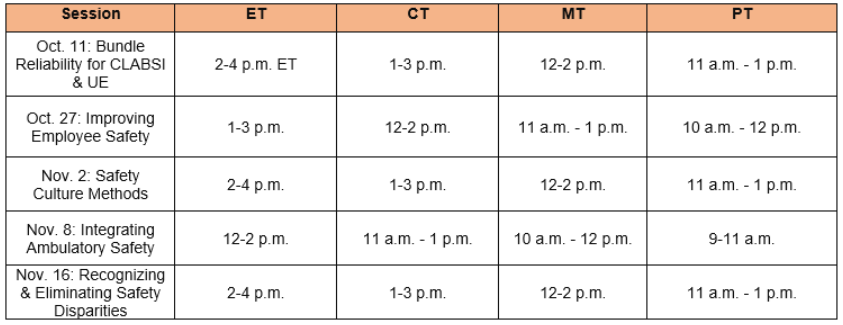 SPS 2022 Fall National Learning Series | Safety in Action: Embracing ...