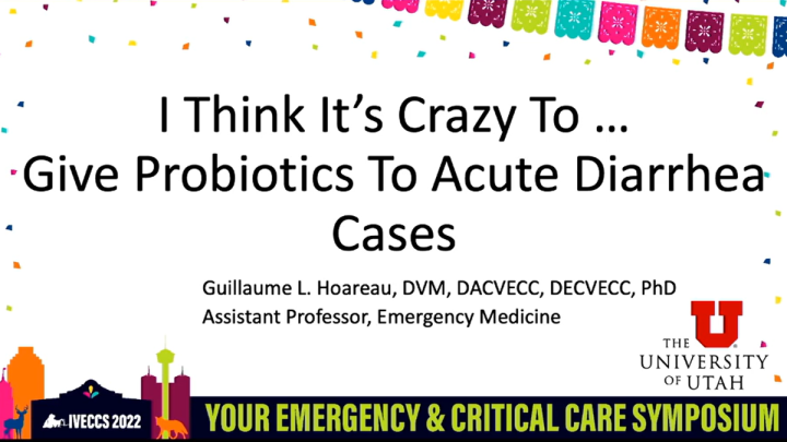 I Think It's Crazy To... Give Probiotics to Acute Diarrhea Cases ...