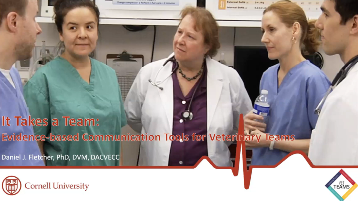 It Takes a Team: Evidence-Based Communication Tools for the Veterinary ...