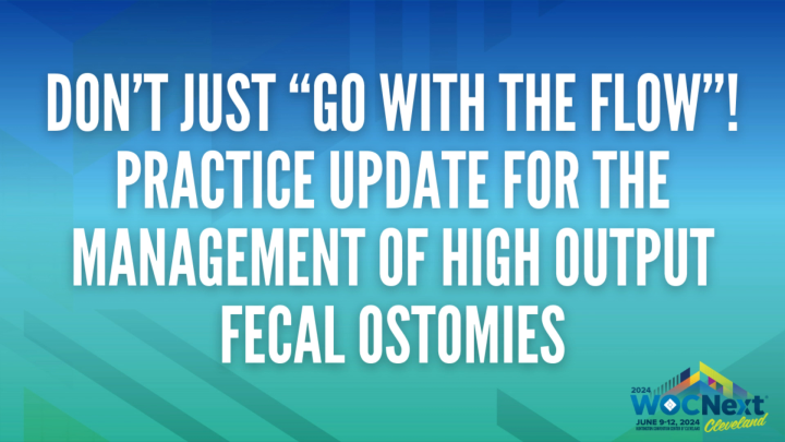 Don’t Just “Go with the Flow”! Practice Update for the Management of ...