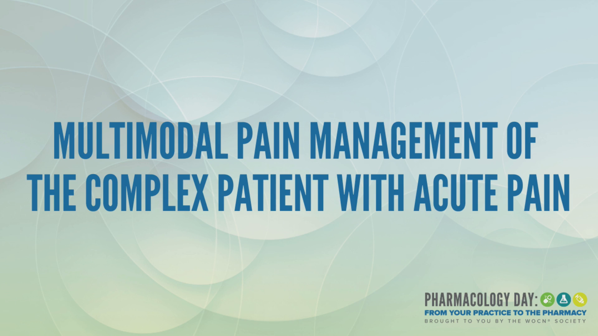 PD07 - Multimodal Pain Management of the Complex Patient with Acute ...