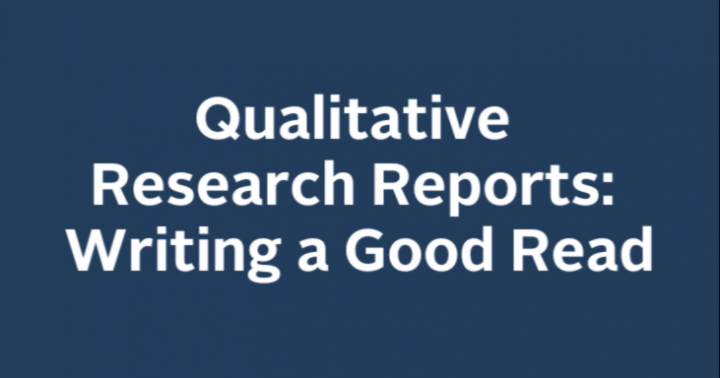 Qualitative Research Reports: Writing a Good Read - Wound, Ostomy, and ...